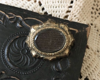 Antique Victorian Hair Brooch - Etsy