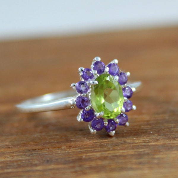 Amethyst and Peridot - Etsy