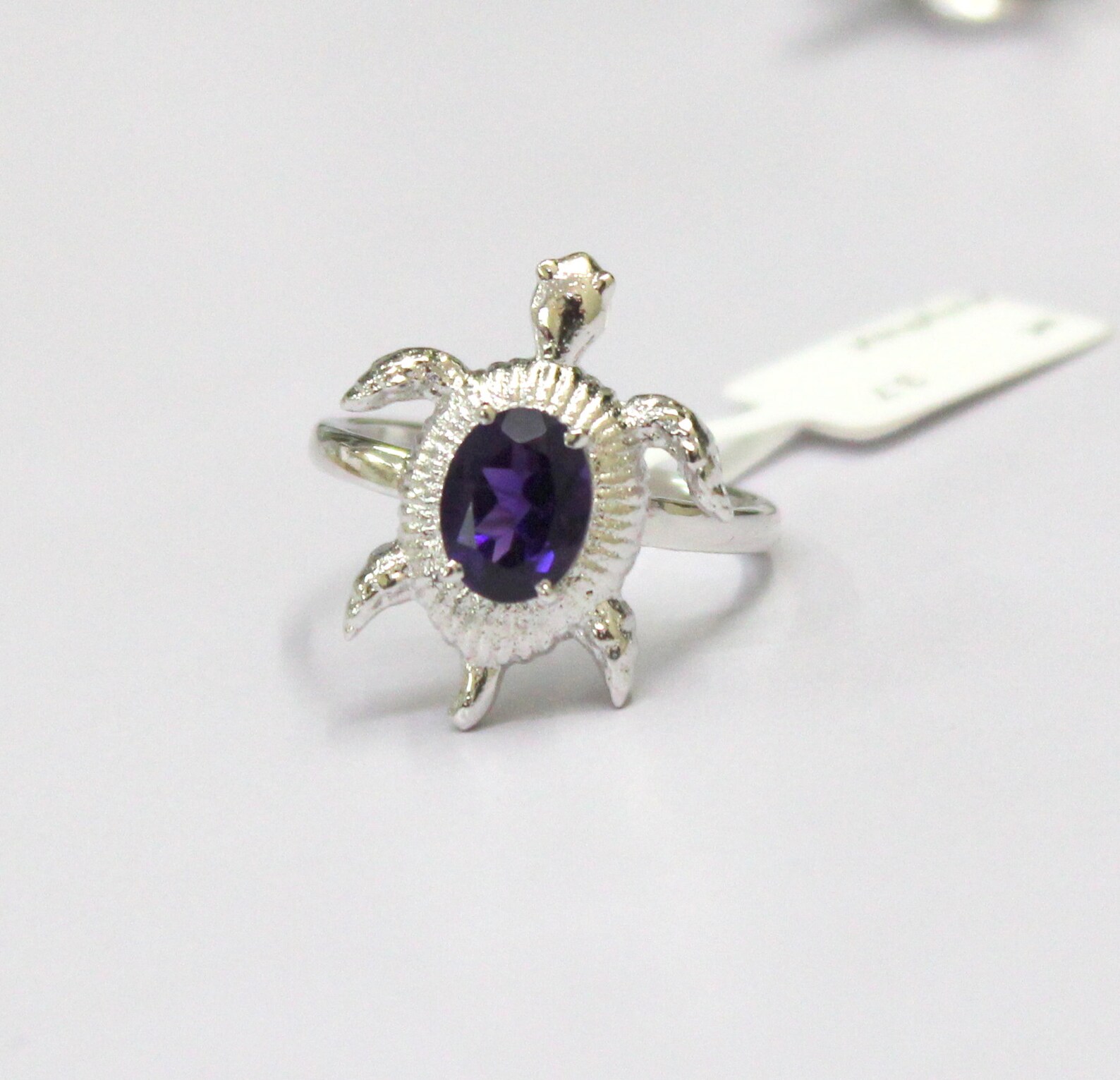 925 Sterling Silver Tortoise Ring Natural Peridot - Etsy