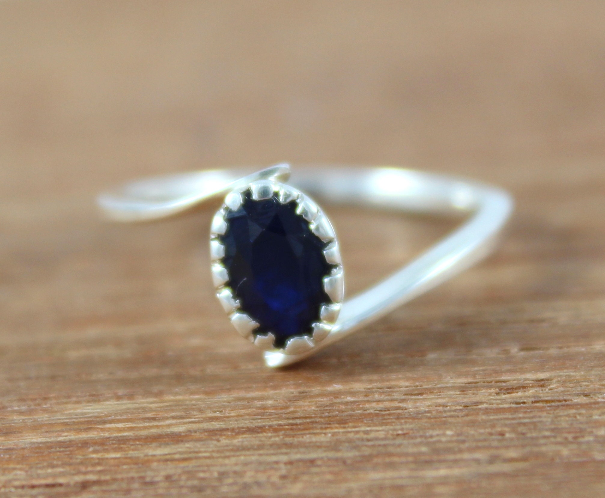 Natural Blue Sapphire Diffusion 925 Sterling Silver 5 X 7 - Etsy
