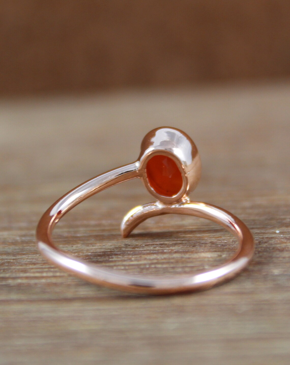 Natural Red Carnelian Ring 925 Sterling Silver Ring Gold | Etsy