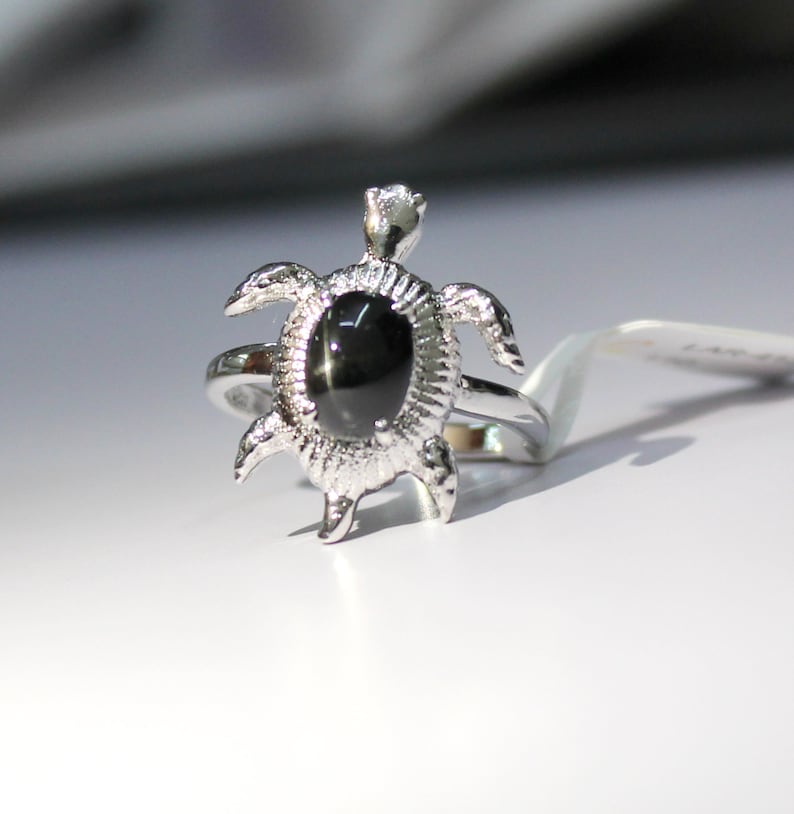 925 Sterling Silver Tortoise Ring Natural Peridot - Etsy