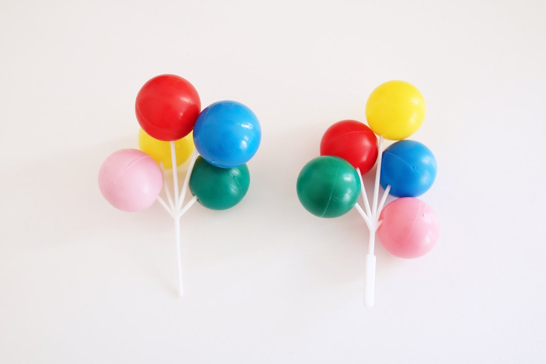 Vintage Plastic Rainbow Balloon Picks Sold Separately - Etsy UK