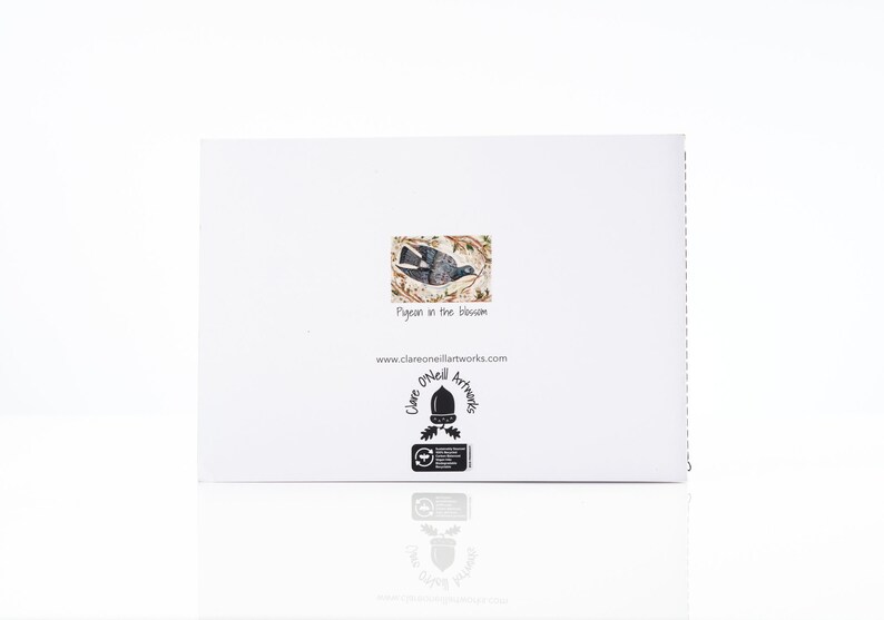 Pigeon in the Blossom A5 Landscape Hand Stitched Notebook - Etsy