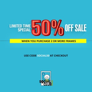 Youtube Selfie Frame Social Media Photo Booth Prop Editable - Etsy