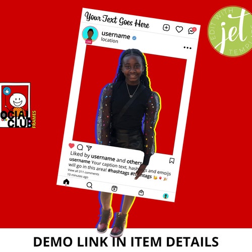 Youtube Selfie Frame Social Media Photo Booth Prop Editable - Etsy