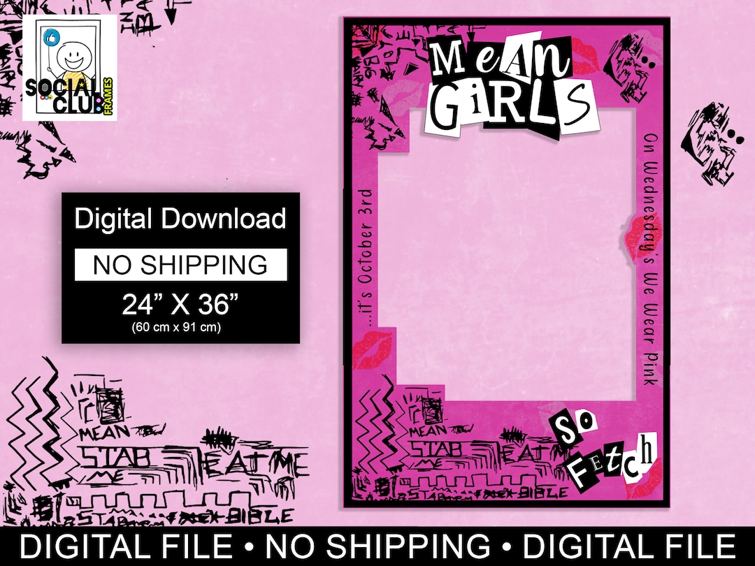 Mean Girls Selfie Frame Prop - Etsy