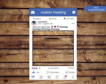 Facebook Prop | Etsy