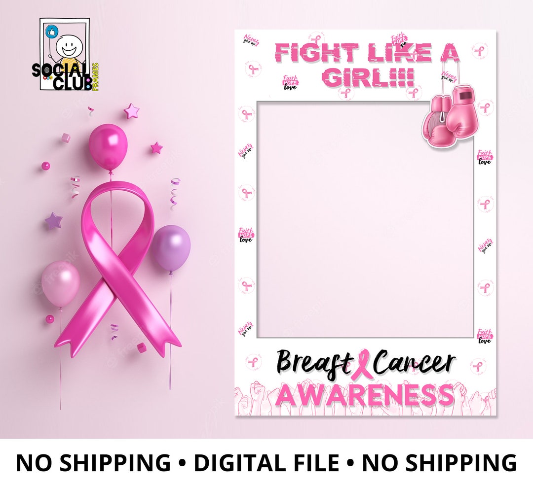 Breast Cancer Awareness Selfie Frame - Etsy
