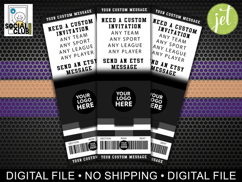 Los Angeles Lakers Birthday Invitation: Sports Ticket (digital Download ...