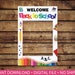 Back to School Photo Frame Prop | Instant Download | Digital File ...