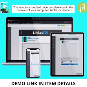 Linkedin Selfie Frame: Social Media Photo Booth Prop (editable ...