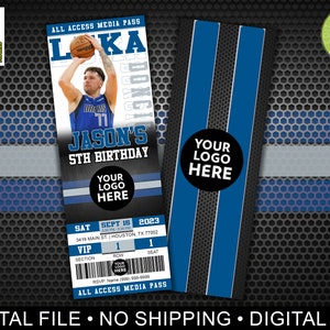 Dallas Mavericks Invitation, Mavericks Invite, Basketball Invitation ...