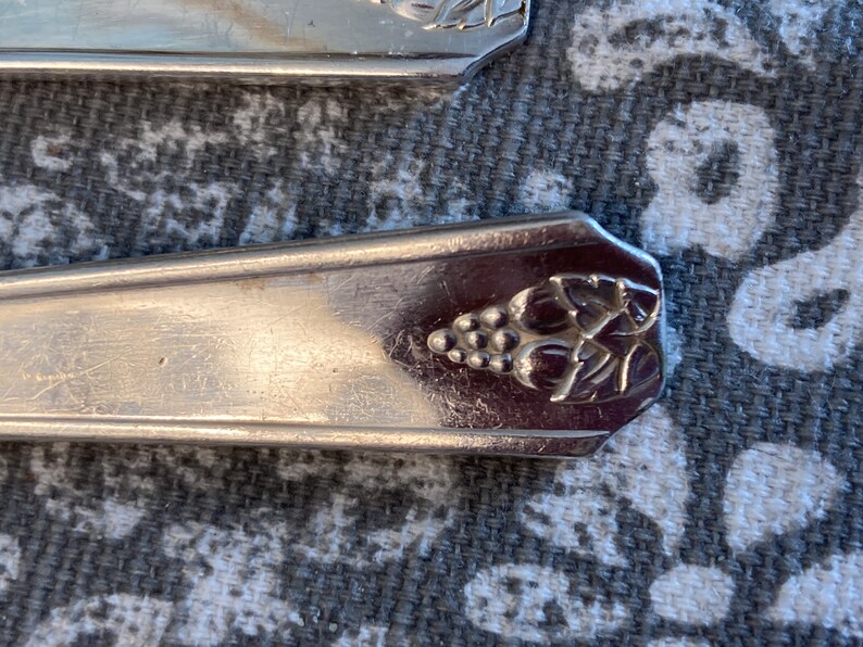 Vintage Replacement Silver Plate Flatware Prestige Plate Set of 6 ...