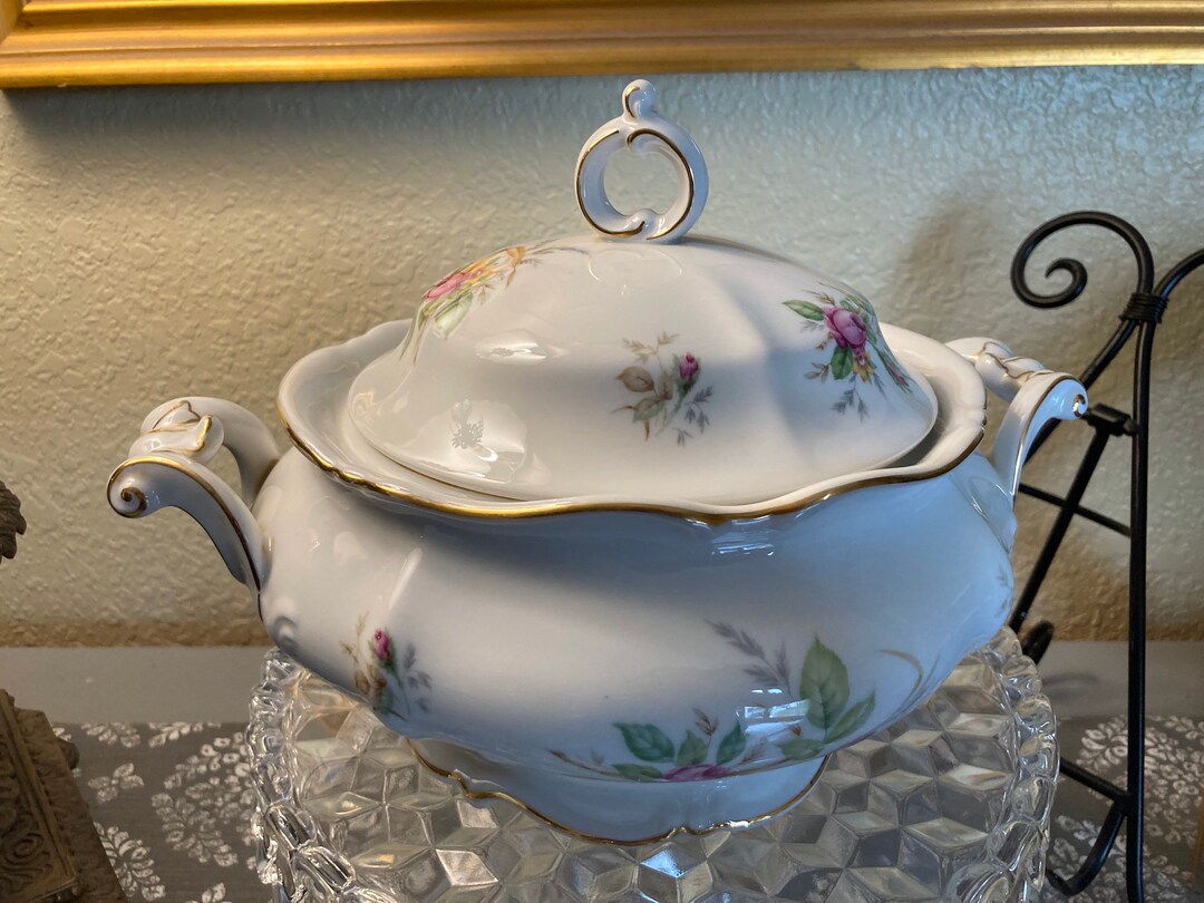 Vintage China Replacement Thomas China Germany Round Covered Casserole ...