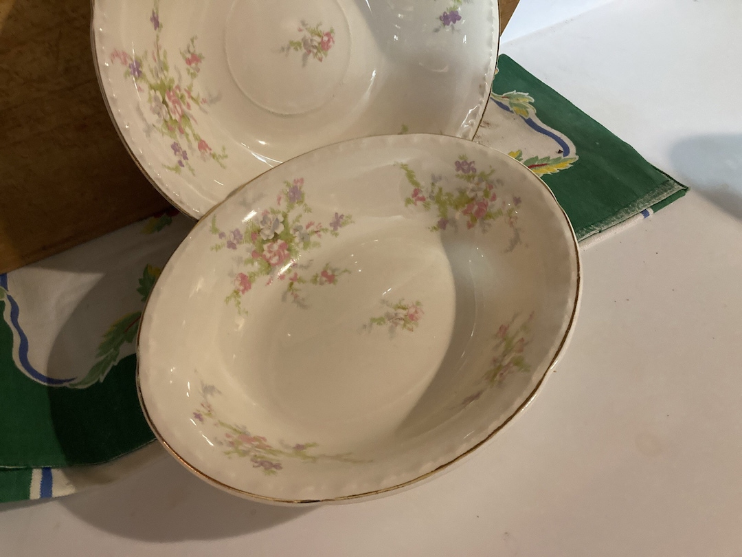 Replacement Serving Bowls Crooksville China Company Made in USA Oval ...
