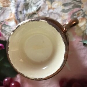 Vintage Lusterware Creamer With Hand Painted Flowers - Etsy
