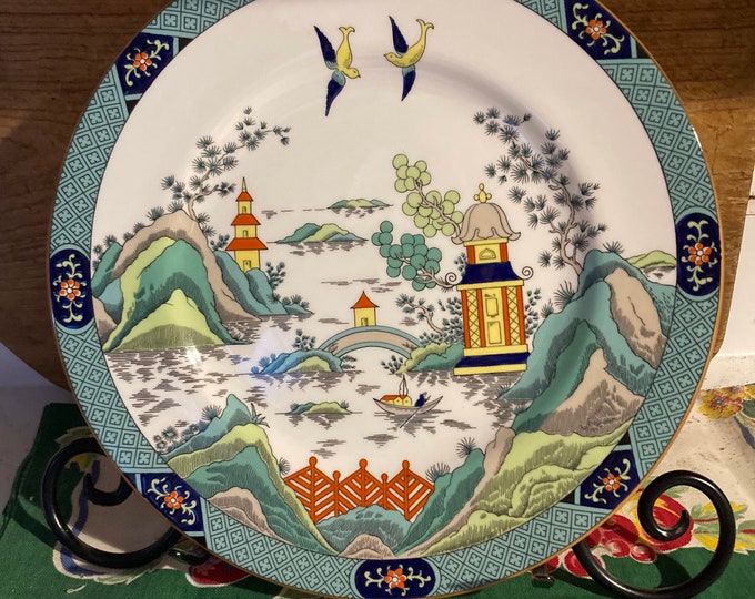 Chinese Willow Pattern Coalport Made in England Dinner Plate 11 Inches ...