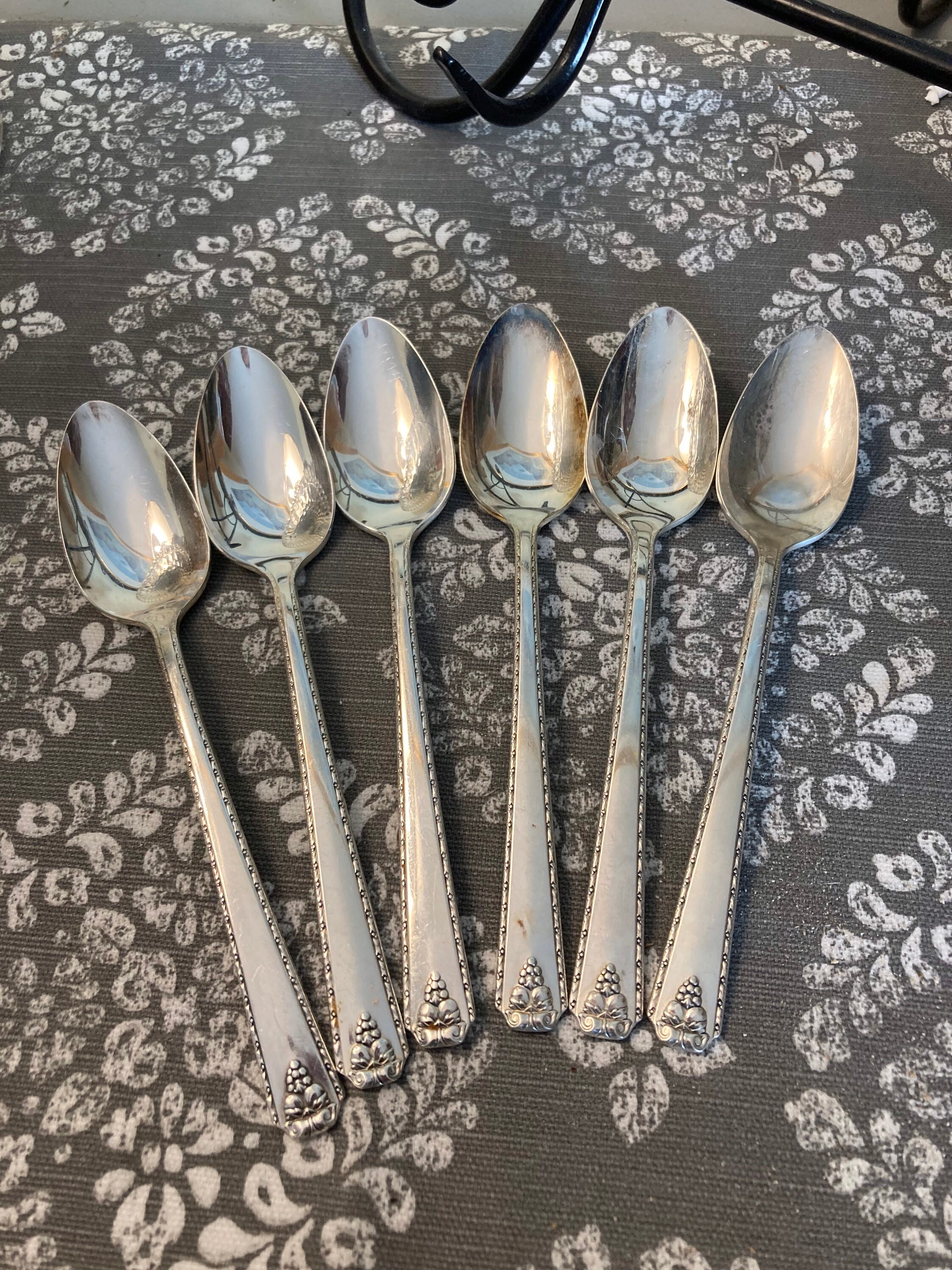 Vintage Replacement Silver Plate Flatware Prestige Plate Set of 6 ...