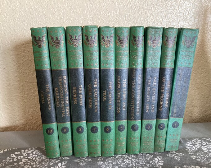 Set of Vintage History Text Books Landmarks of American History ...