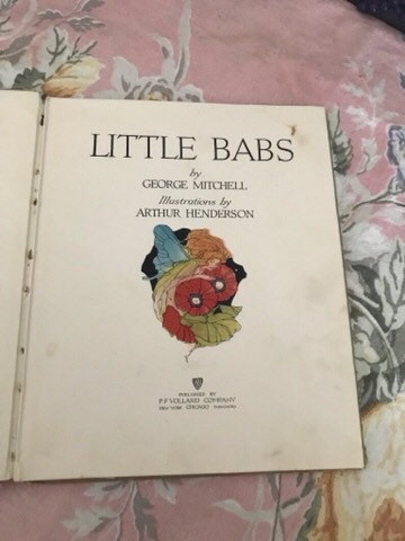 Vintage Childrens Book Little Babs by George Mitchell - Etsy