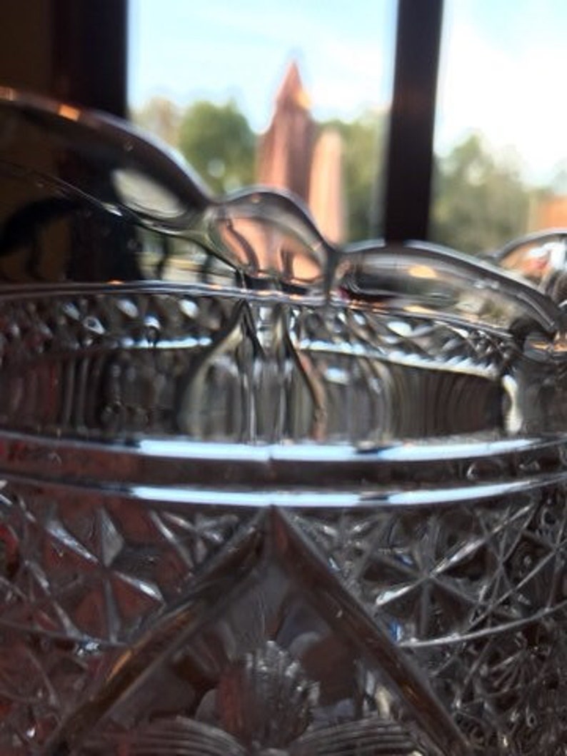 Early American Pattern Glass EAPG Pitcher Heavily Patterned - Etsy