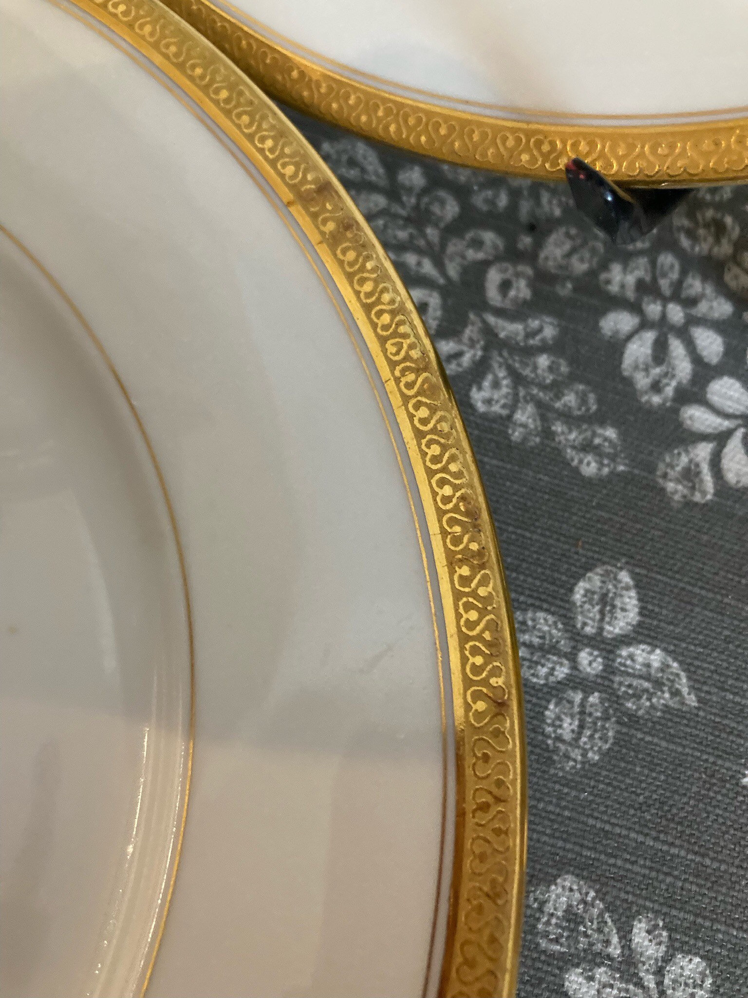W. Guerin & Co GOA Limoges France Gold Rimmed Dinner Plates - Etsy