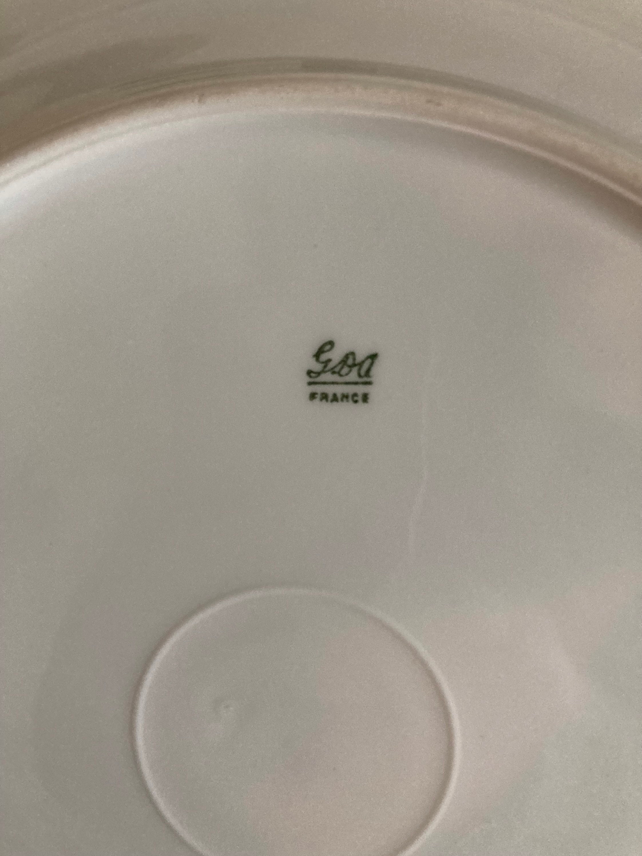 W. Guerin & Co GOA Limoges France Gold Rimmed Dinner Plates - Etsy