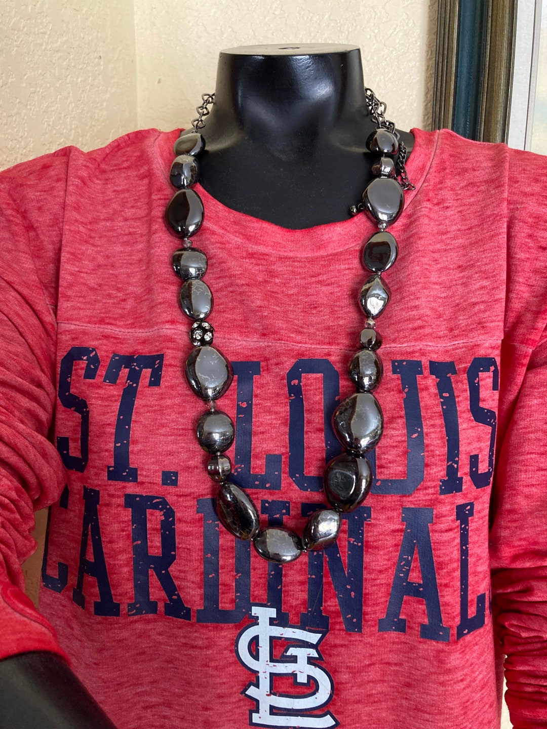 Chunky Pebble Style Beaded Necklace by Chico’s - Etsy