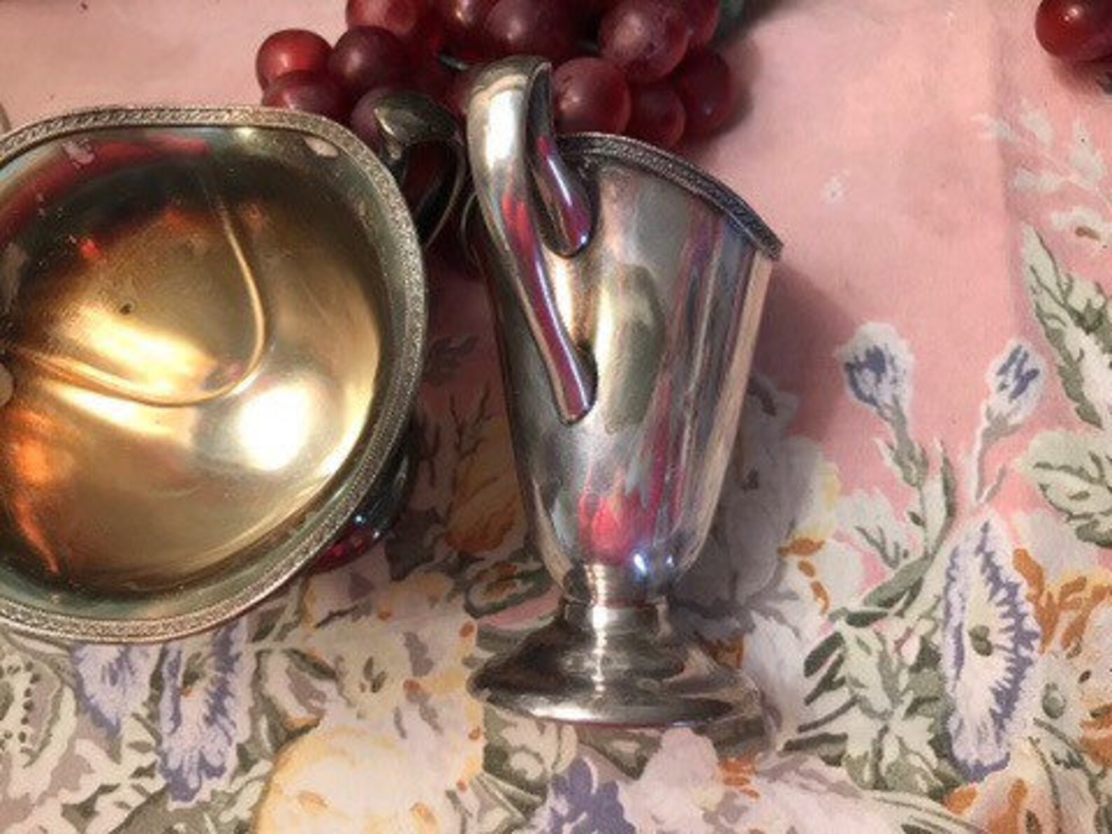 Vintage EPNS Silverplate Cream and Sugar Pennsylvania Silver Co - Etsy