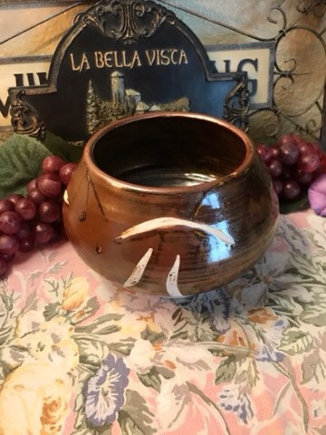 Handmade Pottery Bowl 7 Inches Round - Etsy