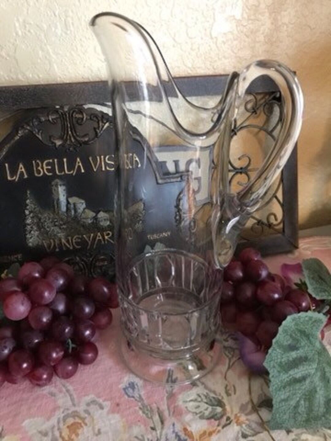 EAPG Tall Narrow Pitcher Very Distinctive 1900s Style - Etsy