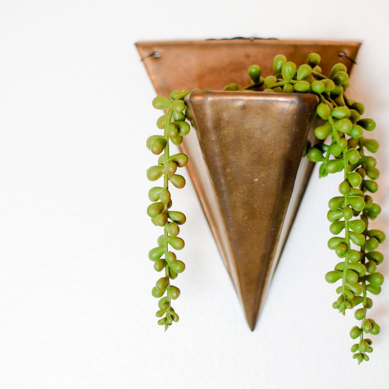 Geometric Wall Planter - Etsy