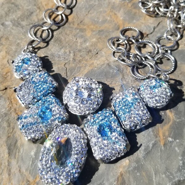 Diamond Encrusted Jewelry - Etsy