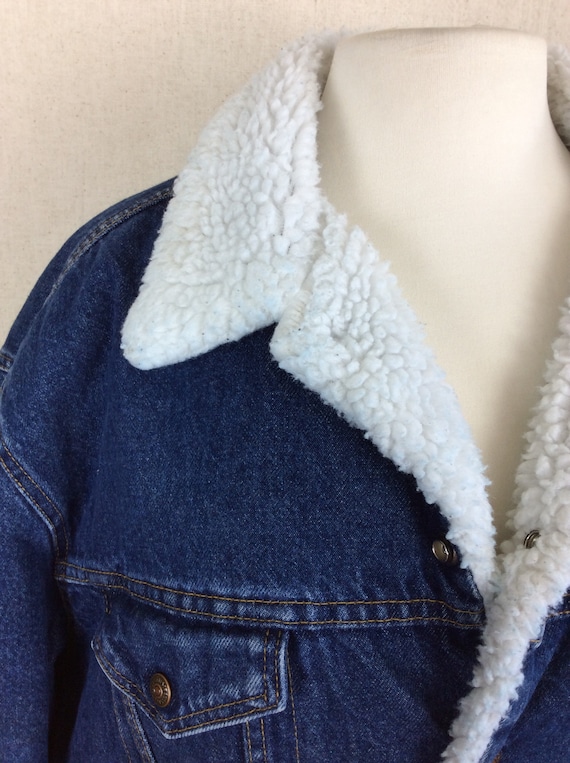 Vintage Levi's Shearling Jacket // 1970s 80s sherpa l… - Gem