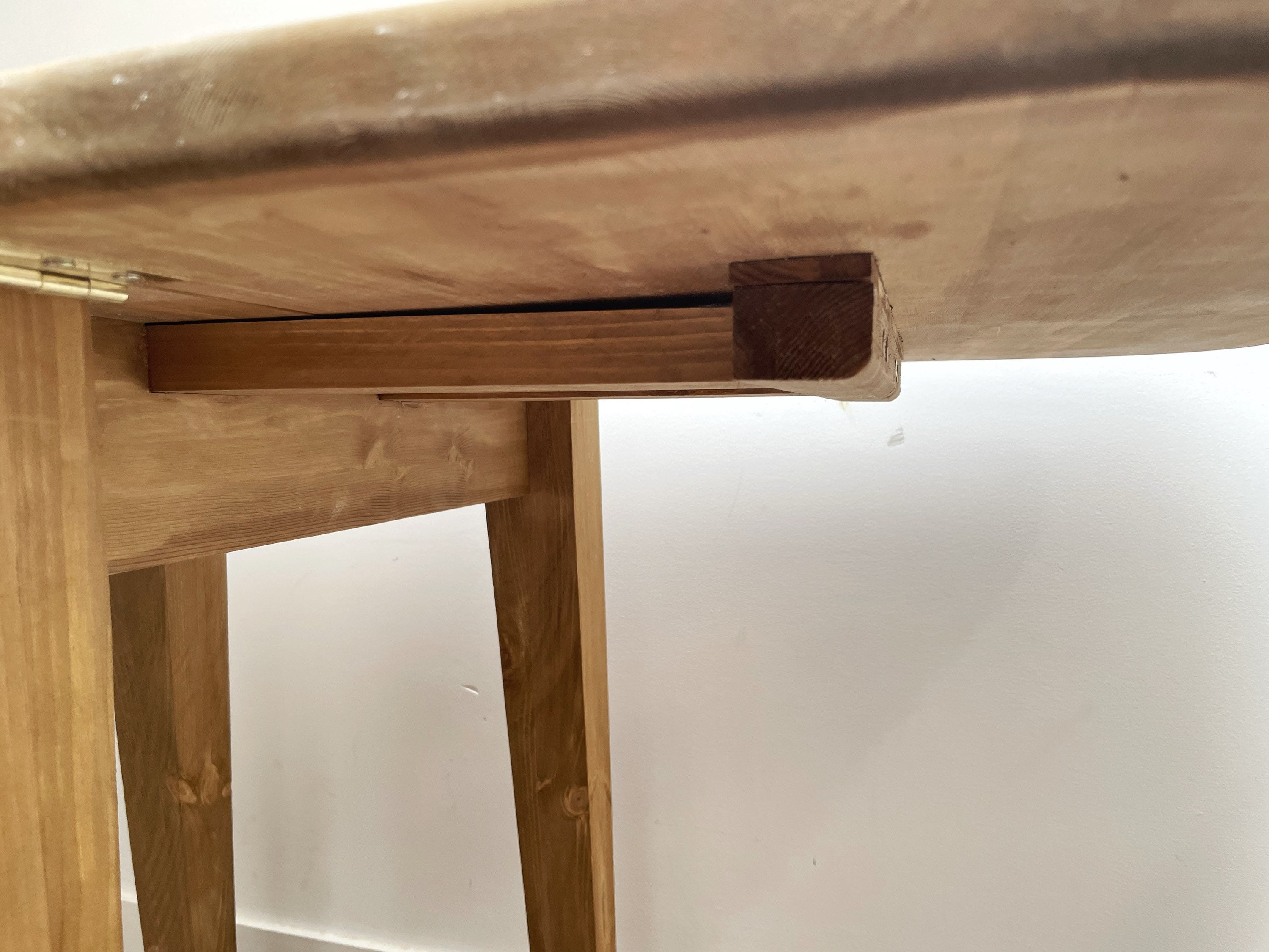 Handmade Folding Fold Down Double Drop Leaf Extending Dining - Etsy UK