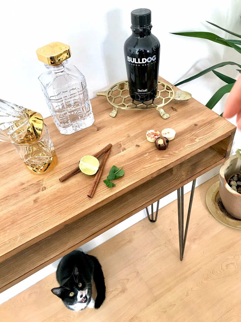 Bespoke Handmade Wooden Table / Desk Long Drawer Draw 120 X - Etsy