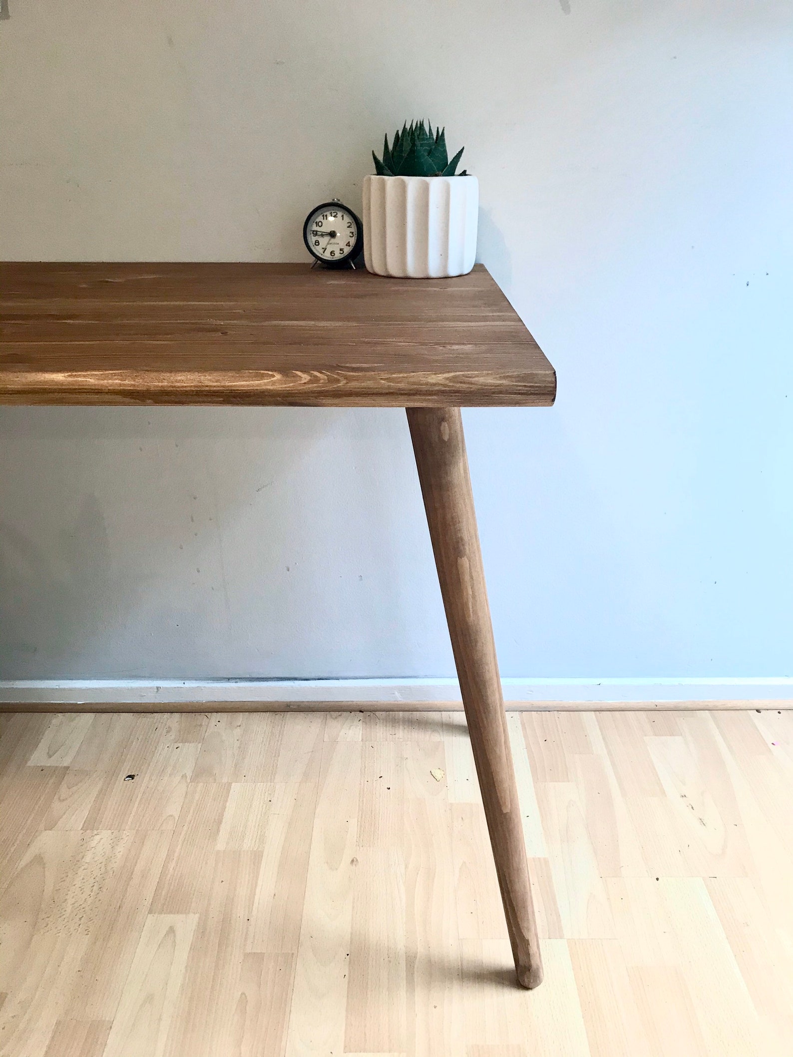 Bespoke Handmade Wooden Table / Desk. 120 X 60 Tapered Wood - Etsy UK