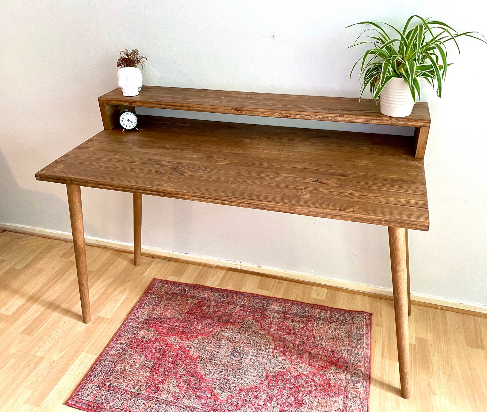 Bespoke handmade wooden table / desk. 120 x 60cm Industrial | Etsy