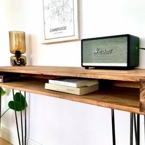 Bespoke Handmade Wooden Table / Desk Long Drawer Draw 120 X 40 ...