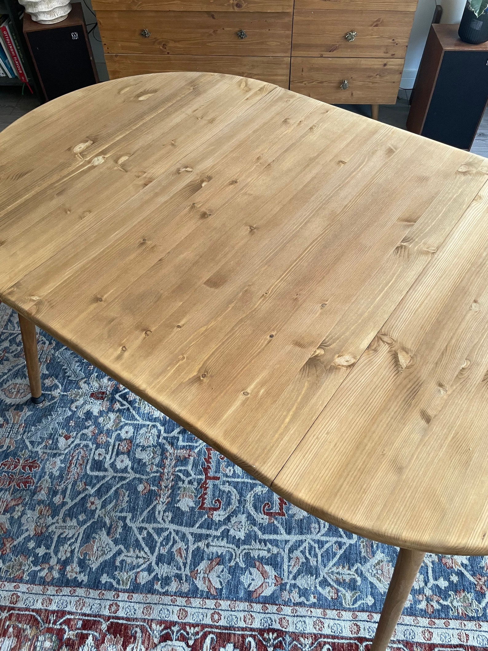 Extending Extendable Round Dining Table Circular Wooden - Etsy UK