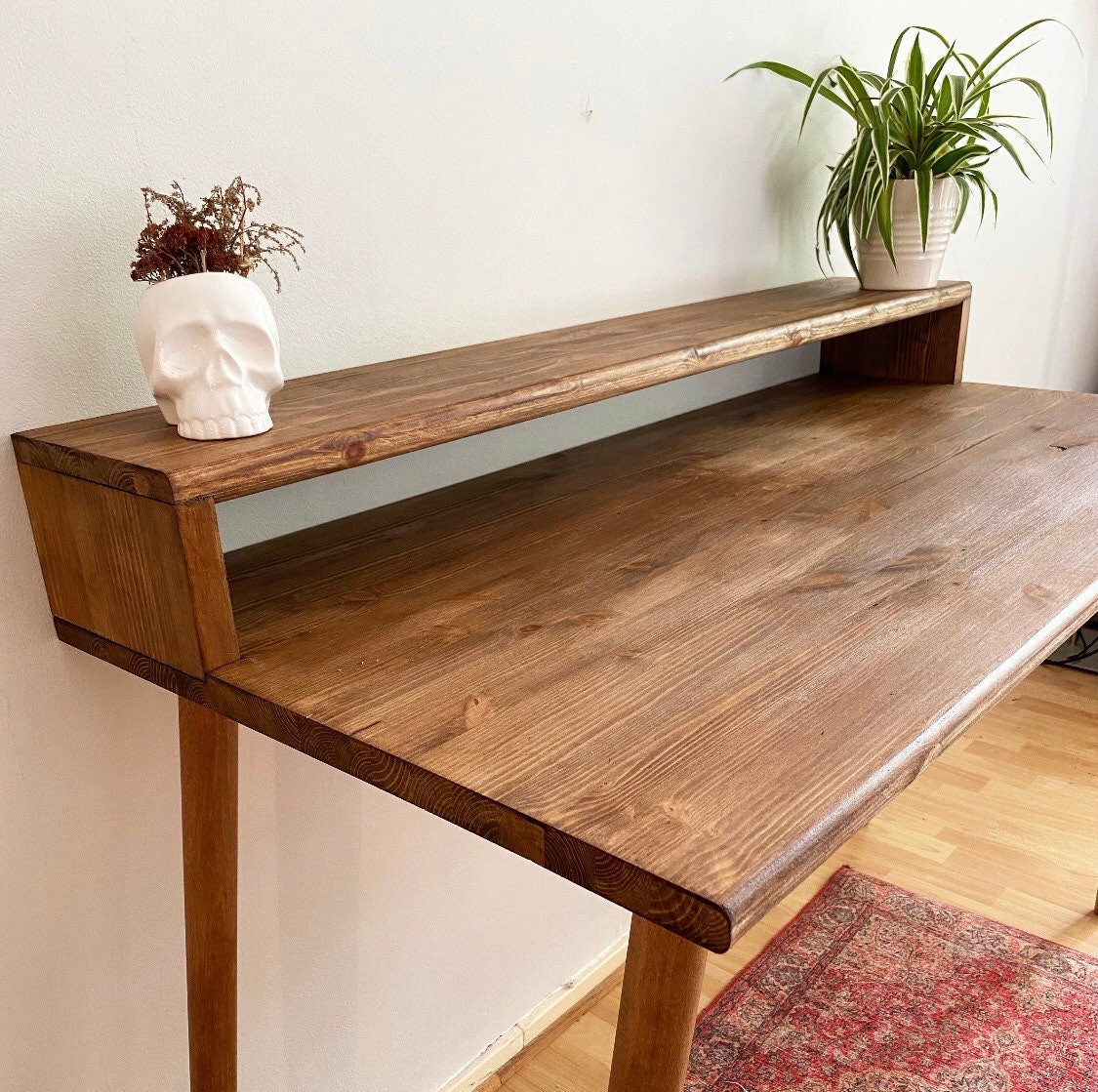 Bespoke handmade wooden table / desk. 120 x 60cm Industrial | Etsy