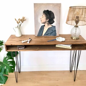 Bespoke Handmade Wooden Table / Desk Long Drawer Draw 120 X 40 ...