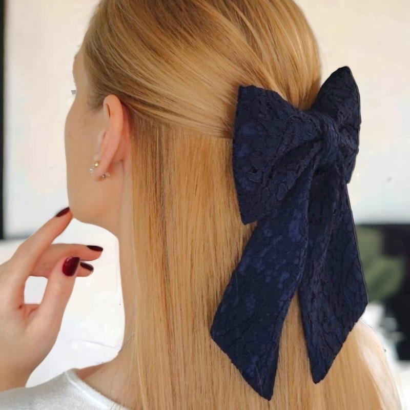 Ribbon Hair Clip - Etsy
