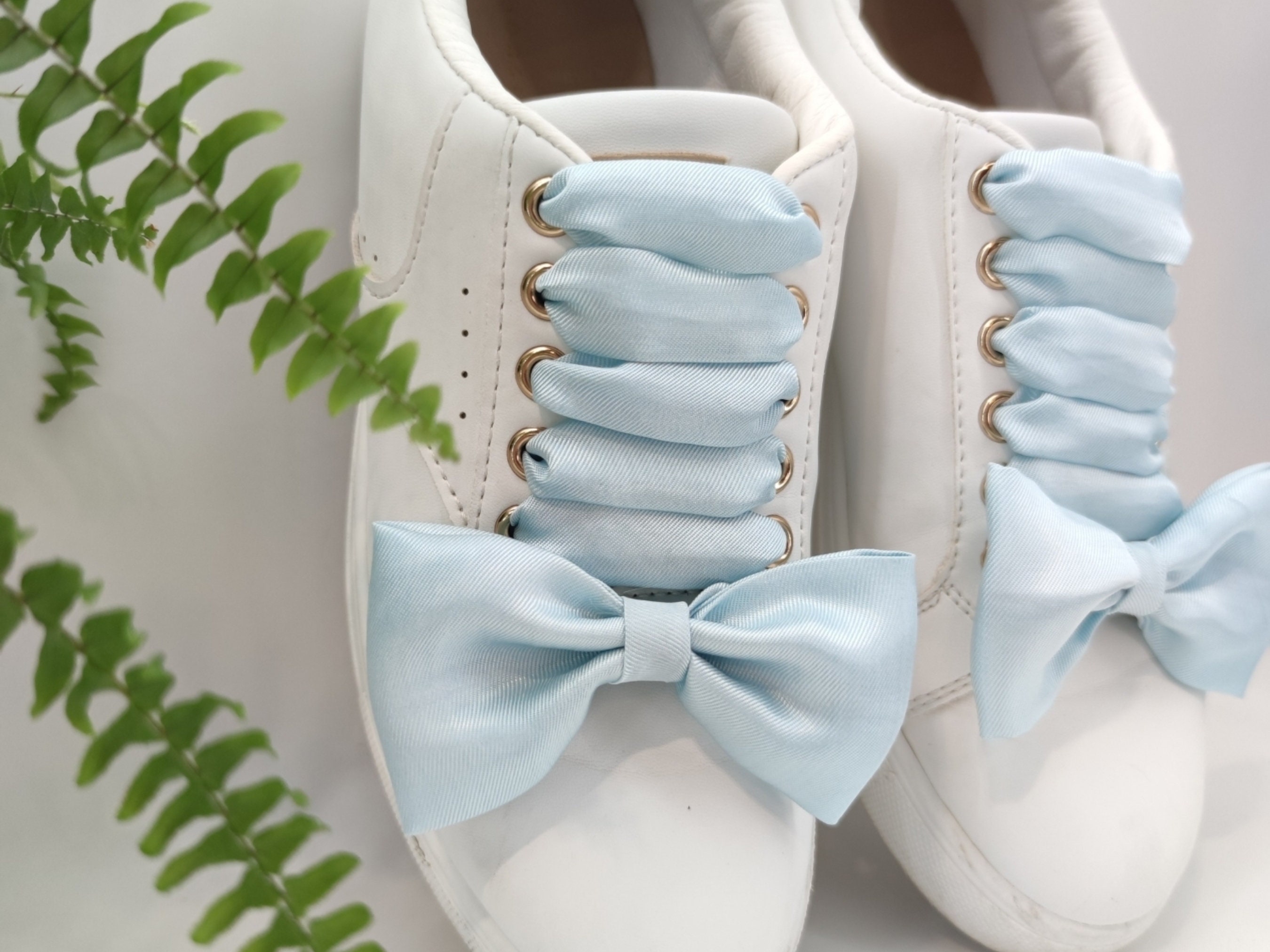 Shoelaces, Light Blue Shoelaces, Shoelace Ribbons, Shoelaces With Bow ...