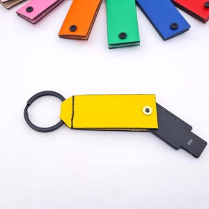 Yubikey Holder Keychain Protect Yubikey 5 NFC Leather Case Yubico ...