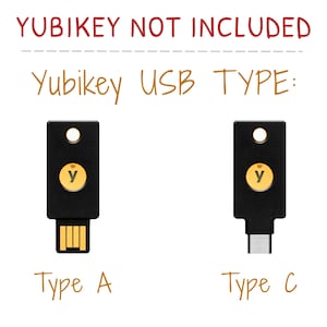Yubikey Holder Keychain Protect Yubikey 5 NFC Leather Case Yubico ...