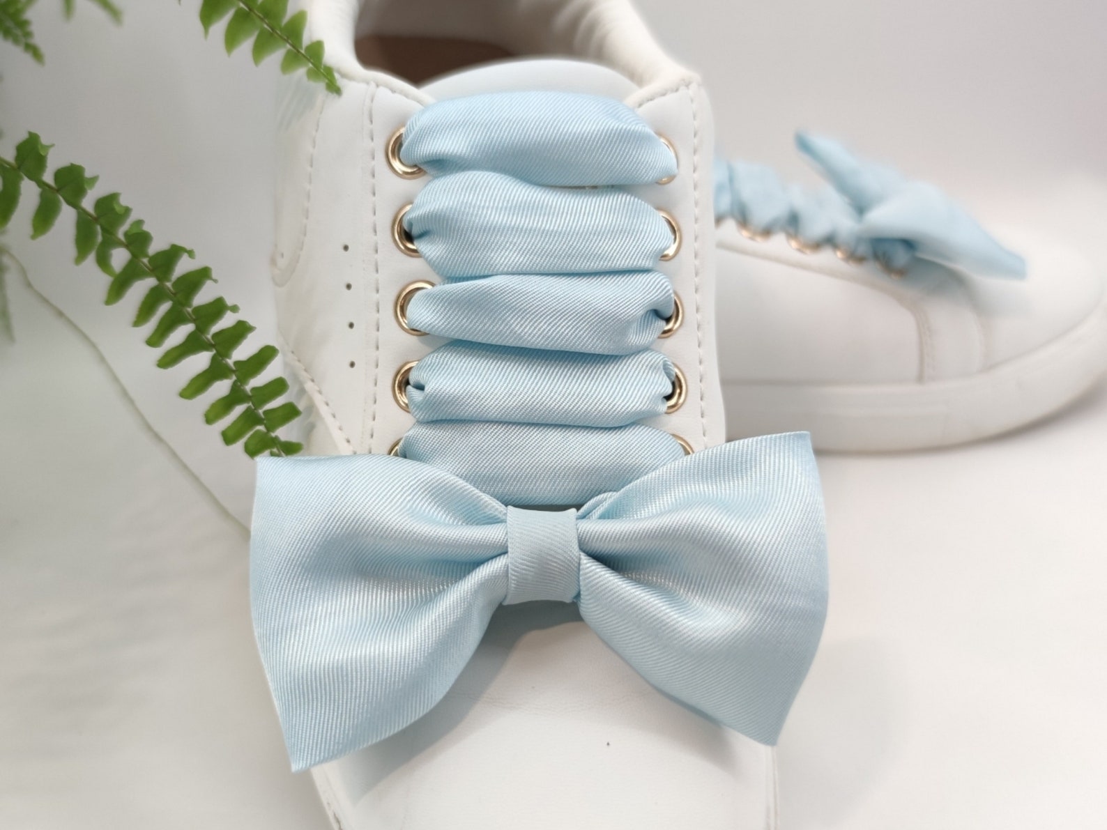 Shoelaces, Light Blue Shoelaces, Shoelace Ribbons, Shoelaces With Bow ...