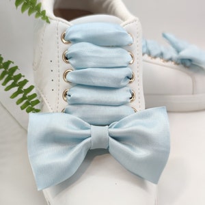Shoelaces, Light Blue Shoelaces, Shoelace Ribbons, Shoelaces With Bow ...