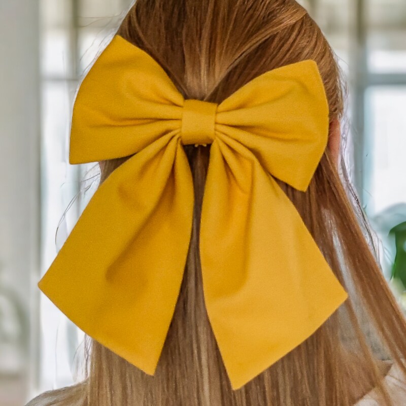 Ribbon Hair Clip - Etsy